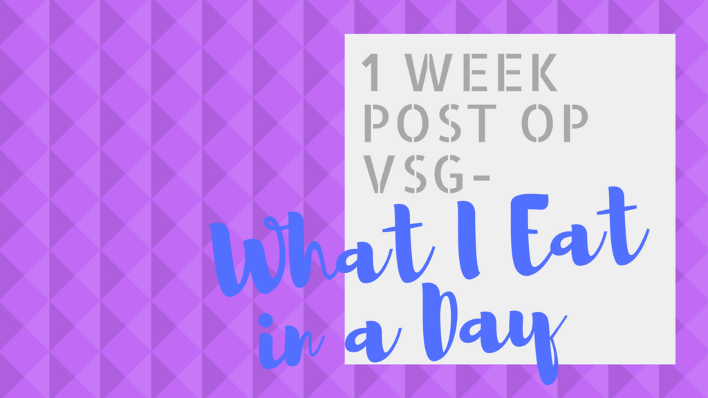 Week 1 VSG What I Eat in a Day (Video) - The Pretty Plus
